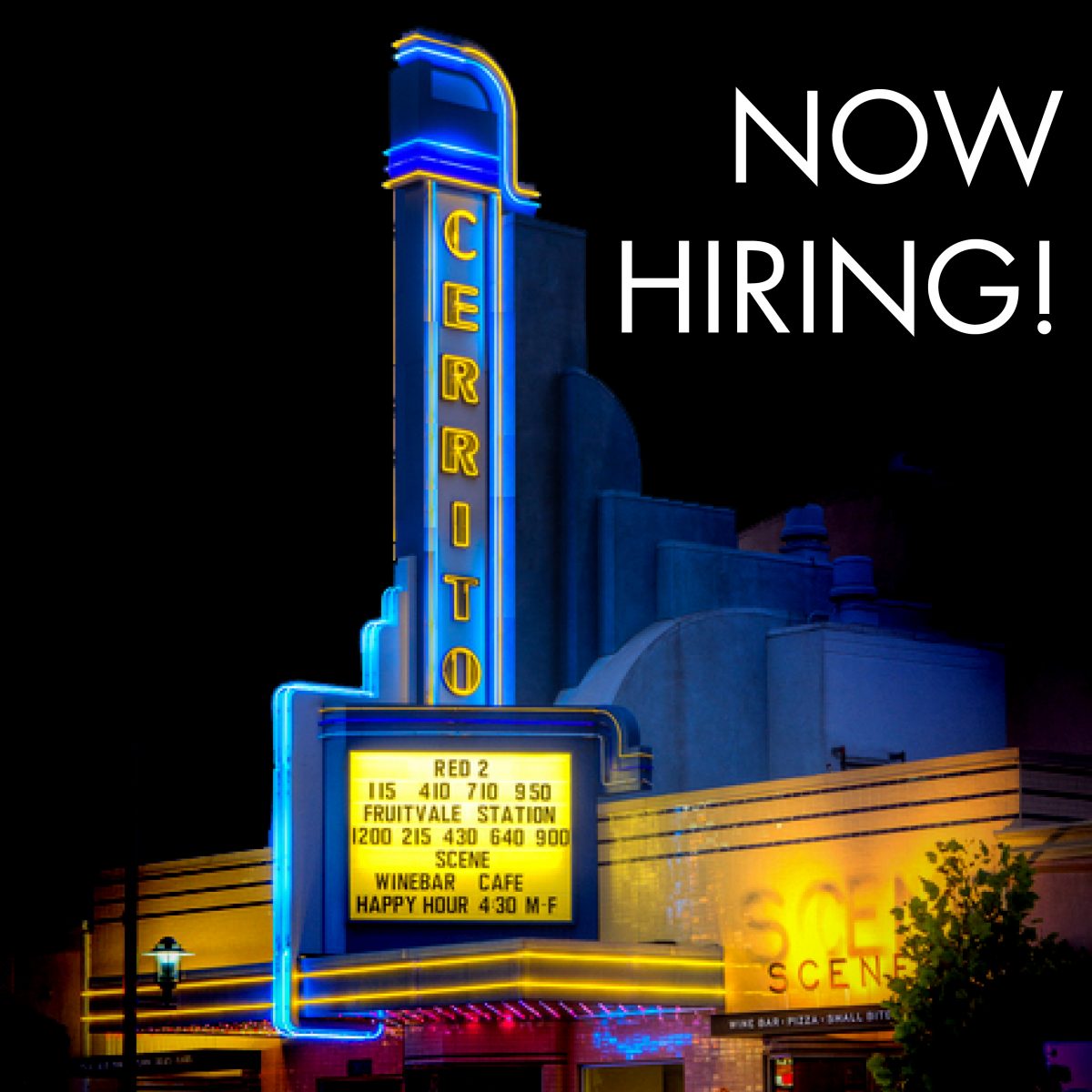 Jobs Cer – Rialto Cinemas